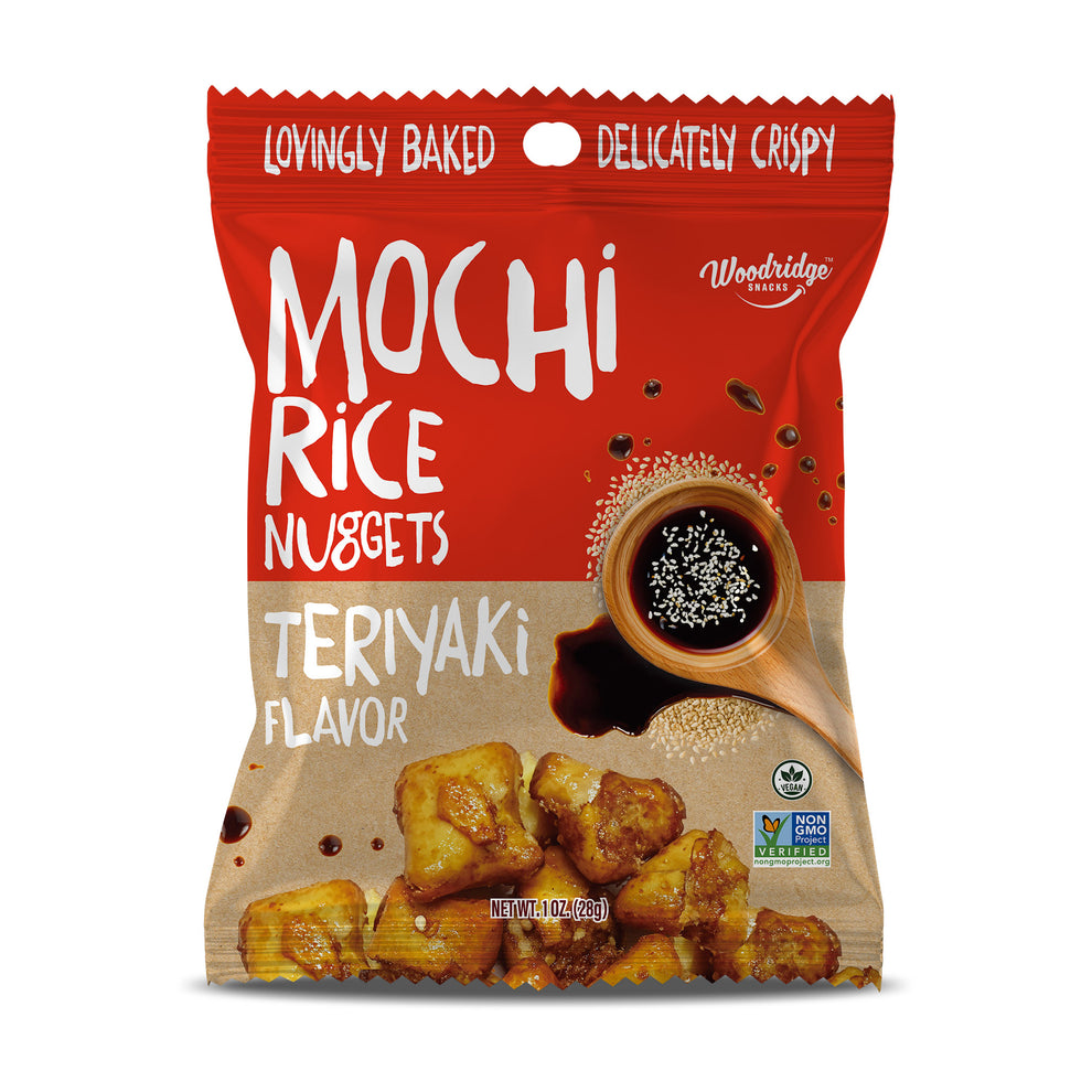 Mochi Rice Nuggets - Teriyaki (Single Serve Bags) – Woodridge Snacks